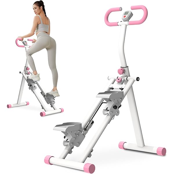 Hxd-ergo Sunny Health & Fitness Folding Climbing Stepper Machine W/ LCD ...