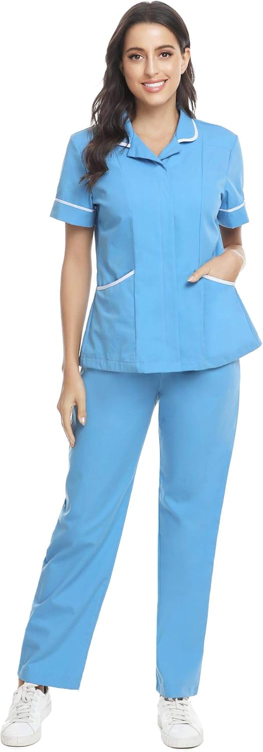 Abollria Divisa Ospedaliera da Donna Uomo Unisex, Uniformi Sanitaria in ...