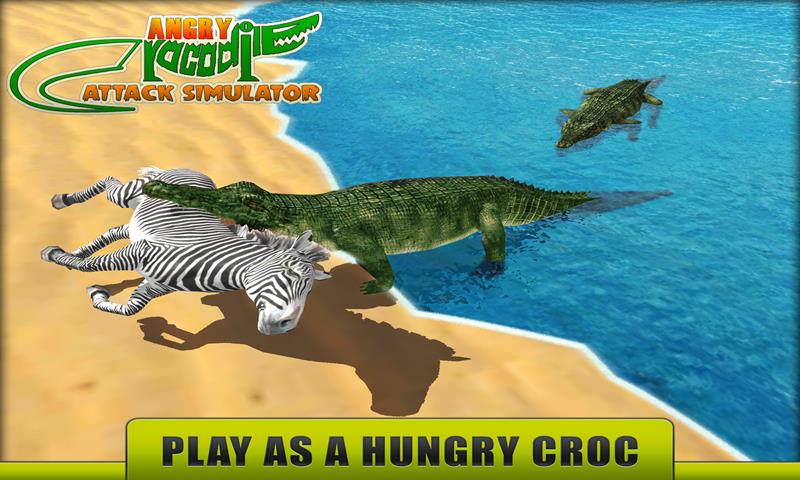 Angry Crocodile Attack Sim 3D:Amazon.com:Appstore for Android