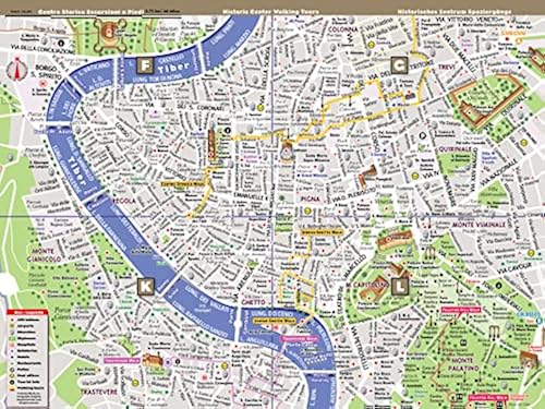 City Centre Map Of Rome