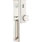Emtek Contemporary Tubular Entry Set: Lausanne Style with Round KNOB on ...
