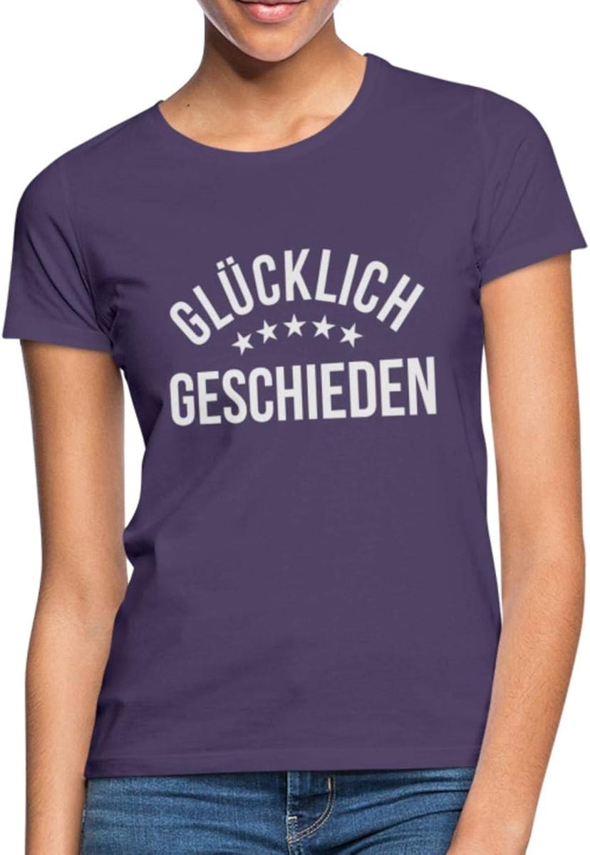 Scheidung Glücklich Geschieden Frauen T-Shirt: Amazon.de: Bekleidung