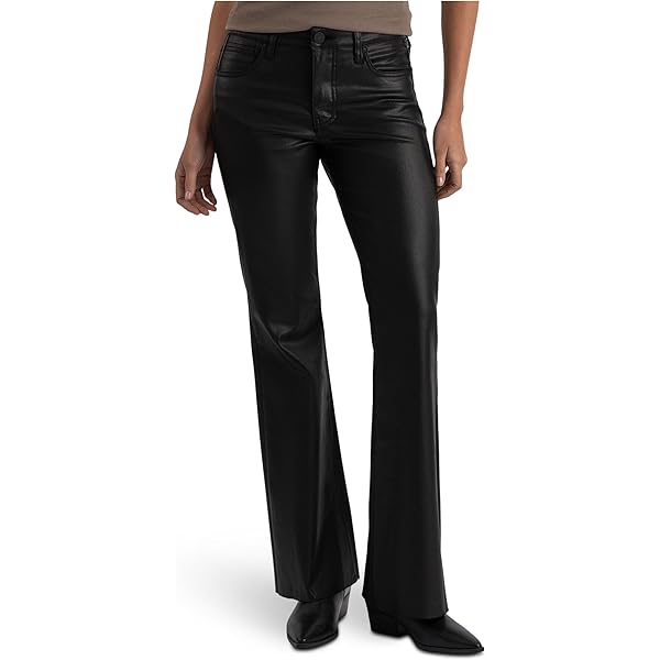 KUT from the Kloth Womens Ryan High Rise Fab Ab Super Wide Leg Raw