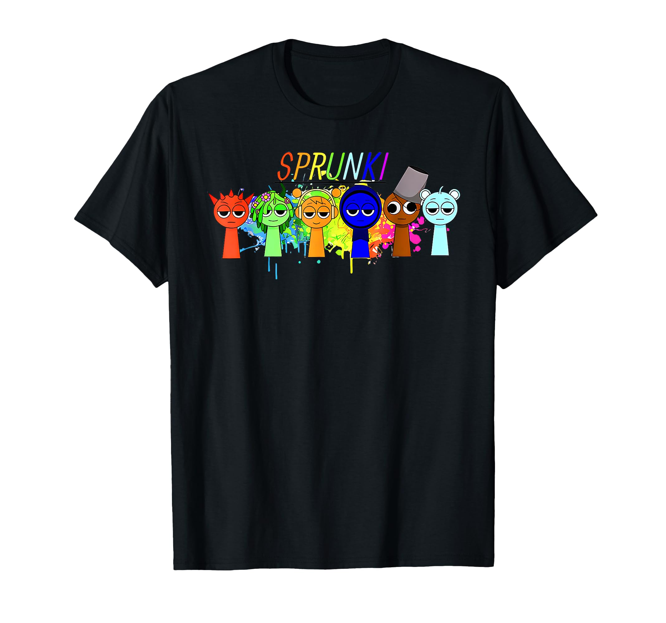 Sprunki Beats Funny Sprunki Team Sprunki Game For Kids T-Shirt on ...