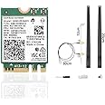Amazon.com: WiFi 6E AX210 NGW Wireless Card, Expand to Tri-Band 6GHz/5GHz/2.4GHz M.2 NGFF ...