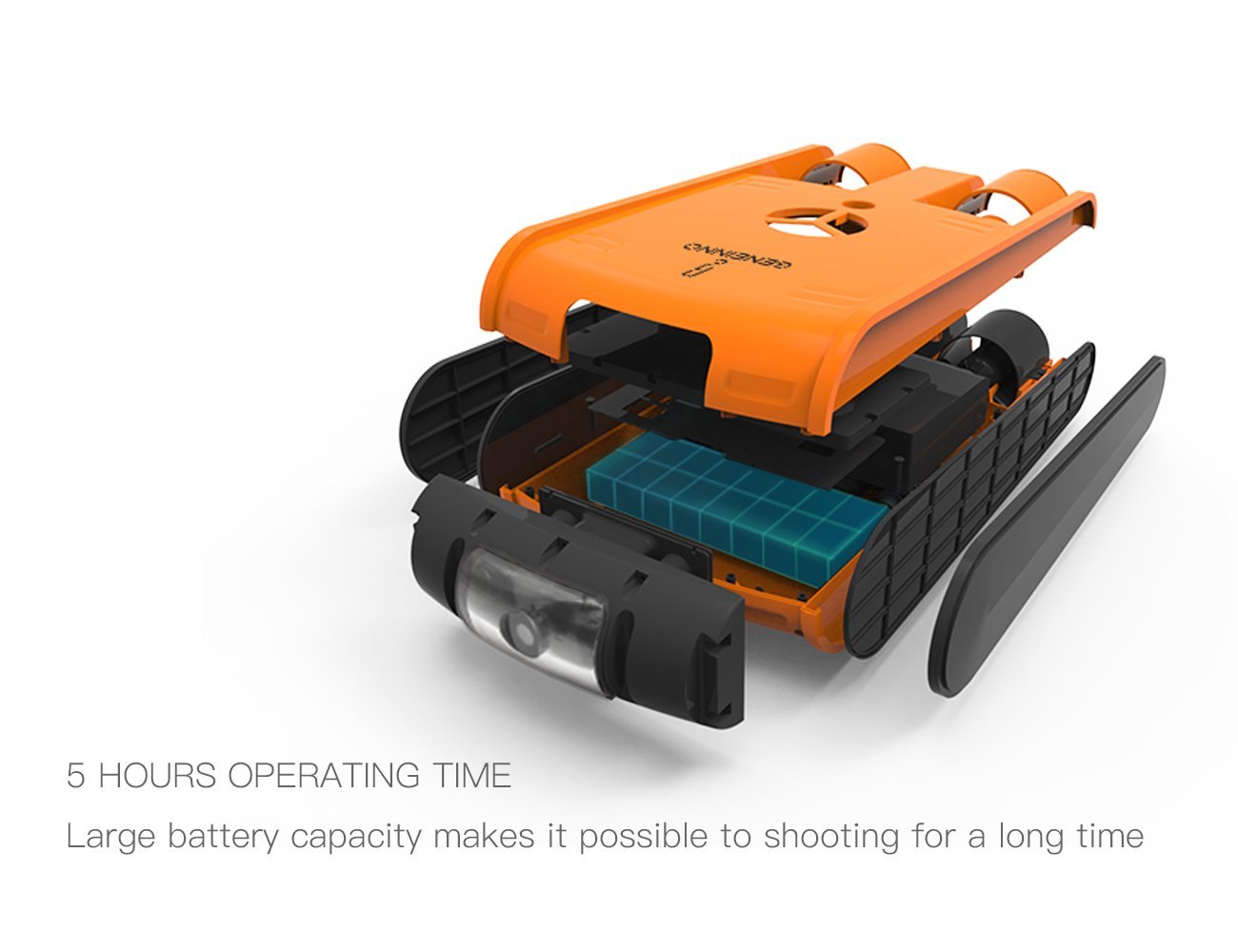 Geneinno T1 Underwater Drone Camera 4K UHD ROV, For Real-Time Viewing ...