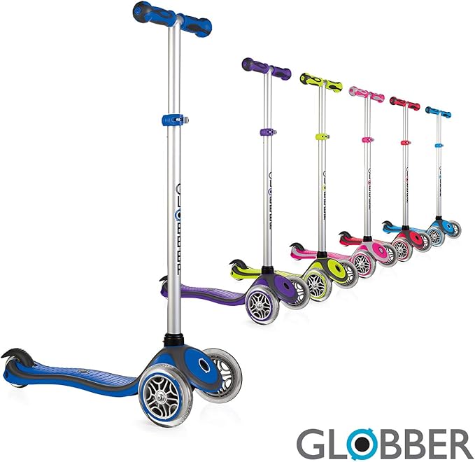 Globber Primo Plus Children's Scooter - Navy Blue: Amazon.co.uk: Sports ...