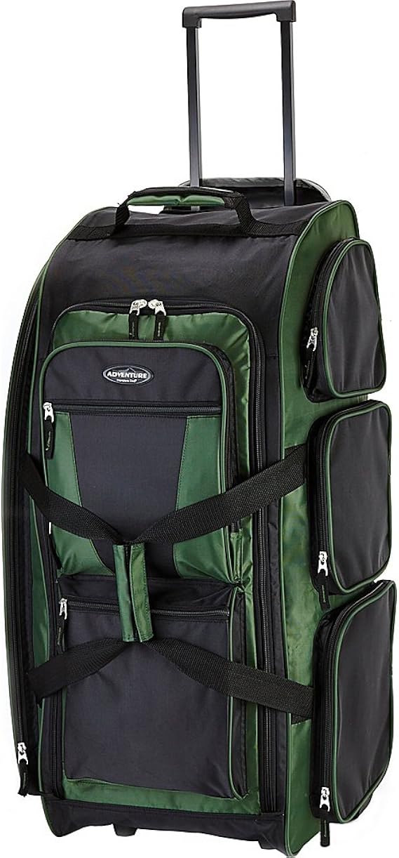 Travelers Club Xpedition 30" Rolling Travel Duffel Bag, Forest Green ...