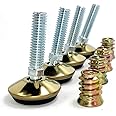 Amazon.com: UNWIREDD Swivel Furniture Leg Levelers - Adjustable ...