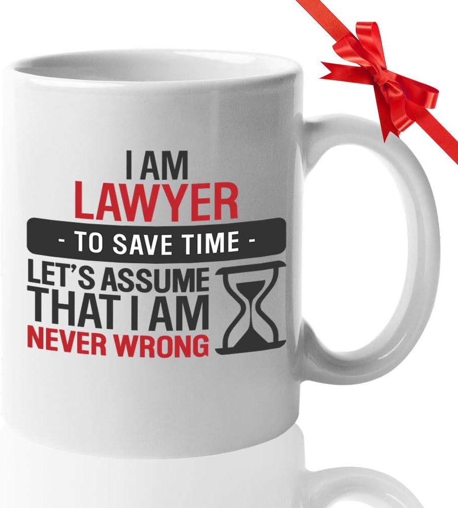Amazon.com: Lawyers Coffee Mugs - Funny Gift For Supreme Attorney Law ...