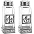Amazon.com: Fleur De Lis Salt & Pepper Shaker Set with Glass Shakers ...