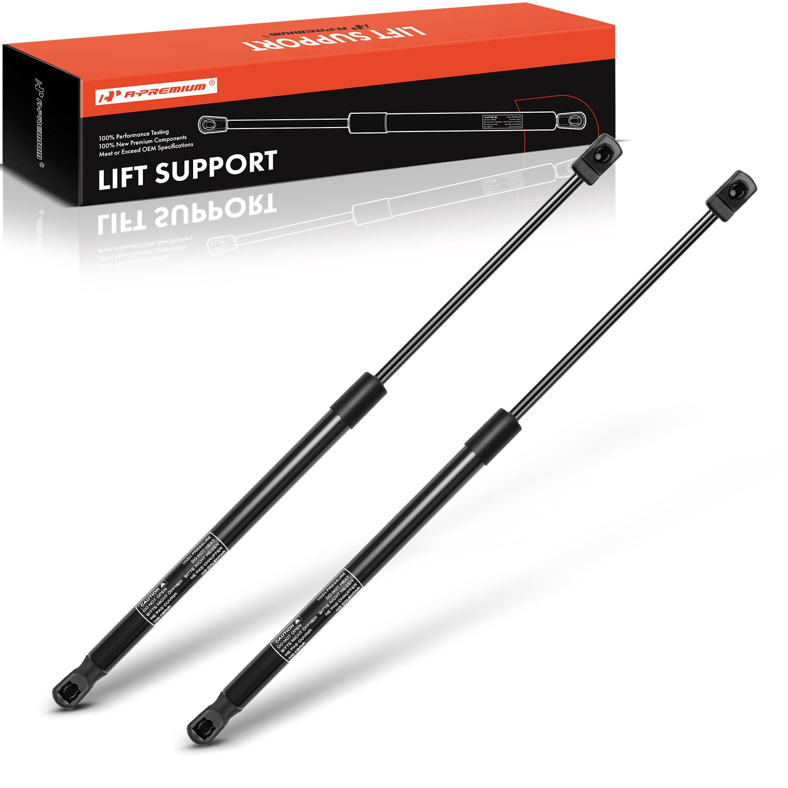 A-Premium Front Hood Lift Supports Shock Struts Compatible with Select ...