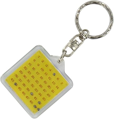 Kids Lotto Key Chain National Lottery Lucky Numbers Picker Balls with ...