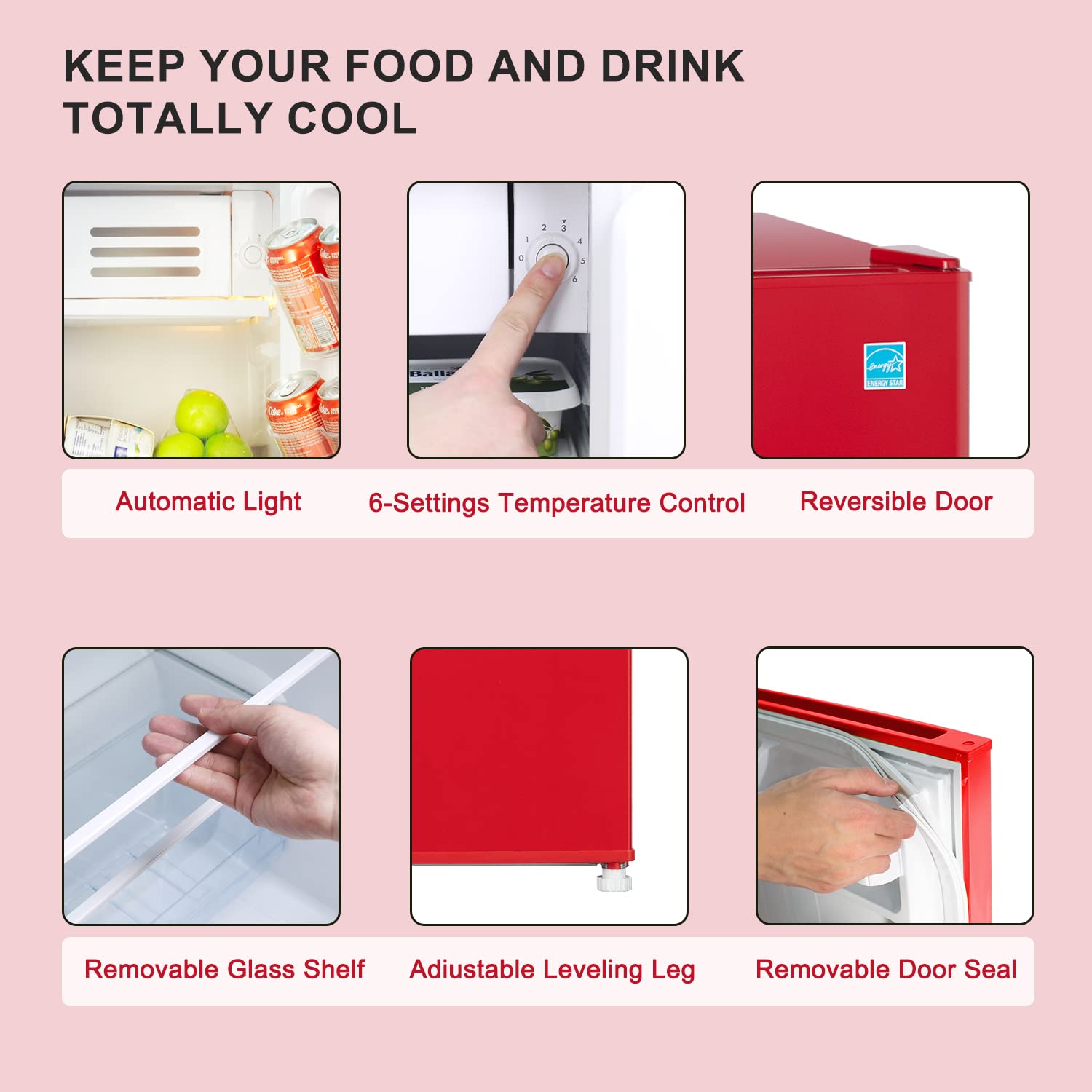 Mua Frestec 3.1 CU' Mini Refrigerator, Compact Refrigerator, Small ...