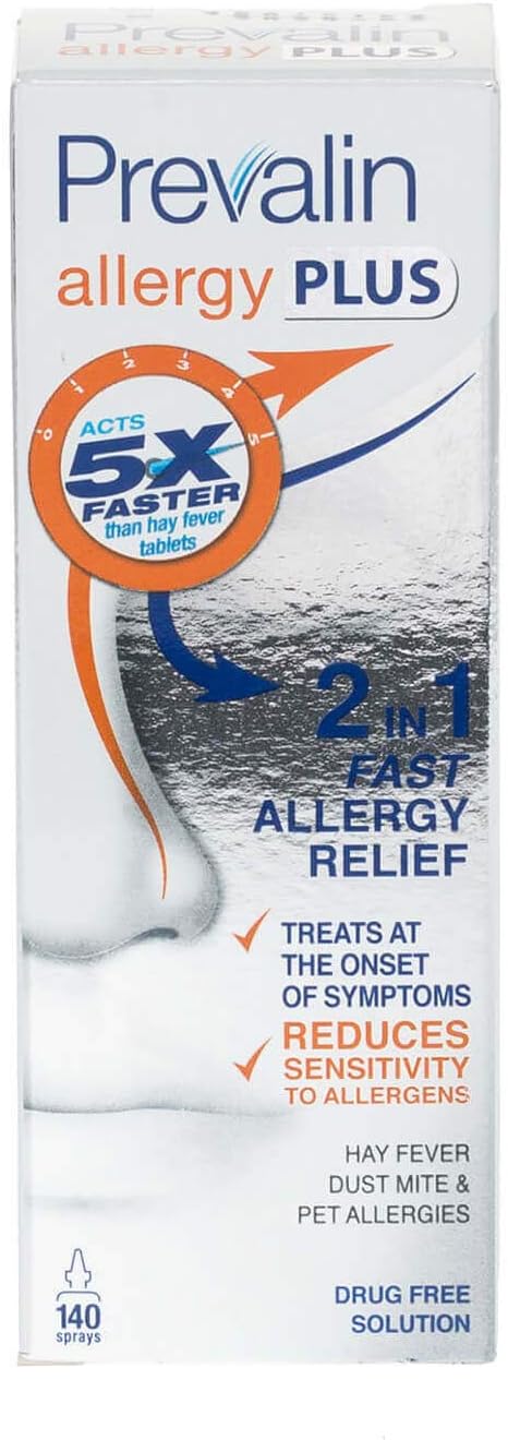 Prevalin 20 ml Allergy Plus Nasal Spray: Amazon.co.uk: Health ...