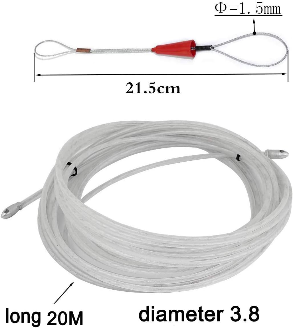 Jixista Guía Pasacables Kit de Enhebrado de Cables Guia Pasacables ...