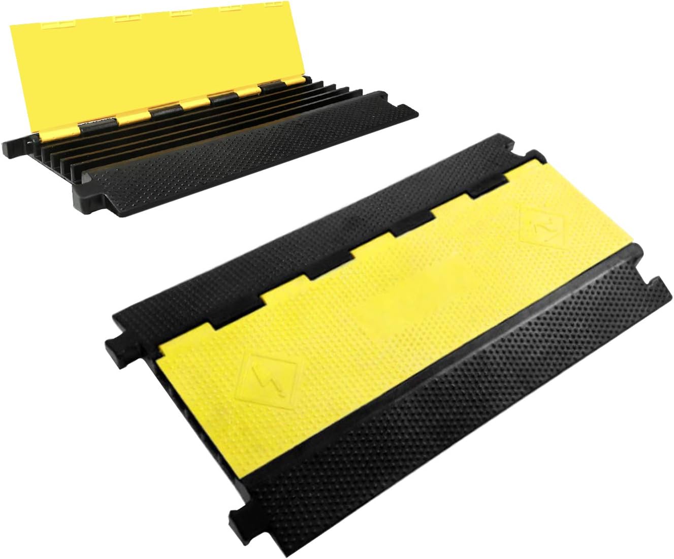 Nisorpa Floor Cable Protector 5 Channel Cord Wire Cover 91x 50 x 5cm ...