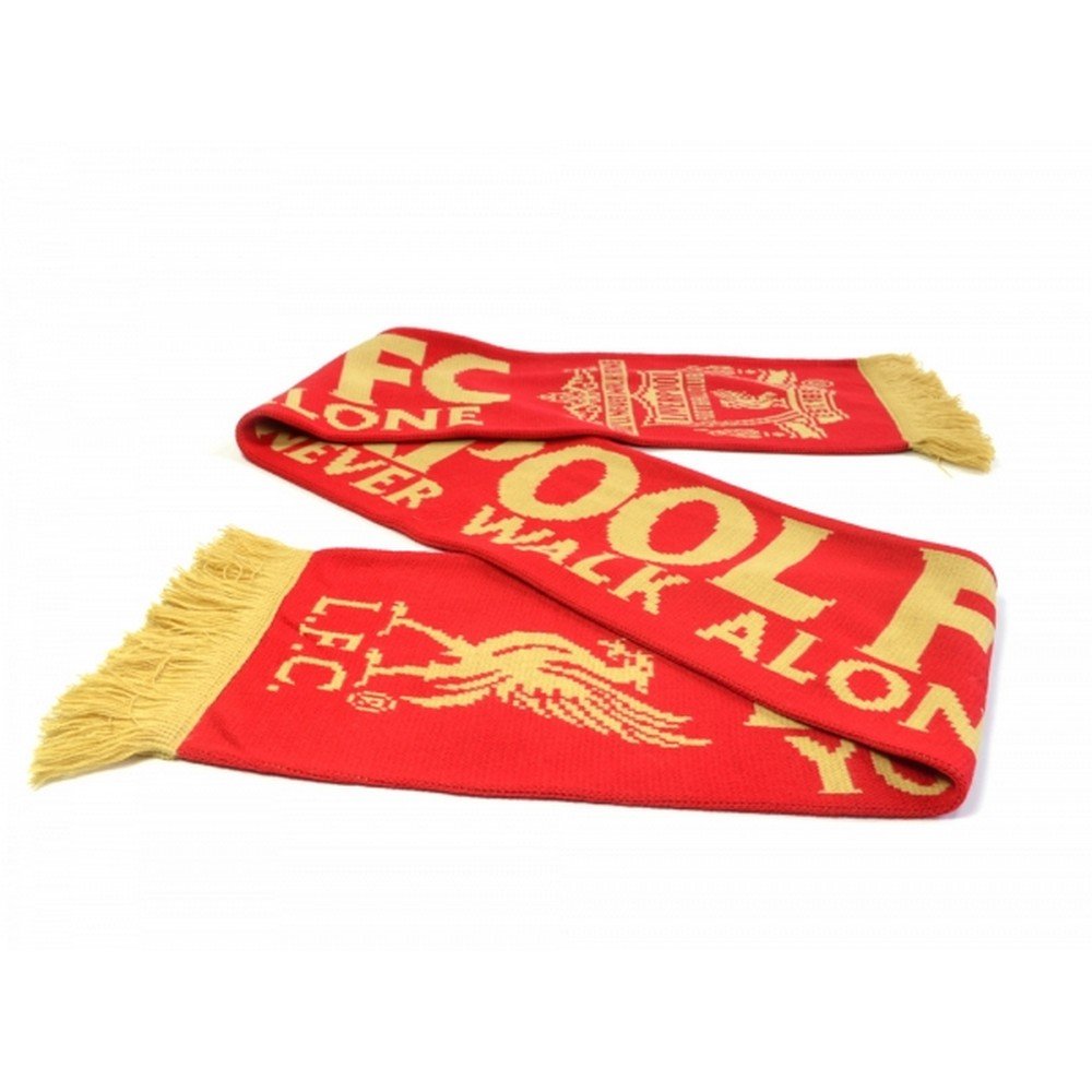 Liverpool FC Unisex Jacquard Knitted Scarf: Amazon.co.uk: Clothing