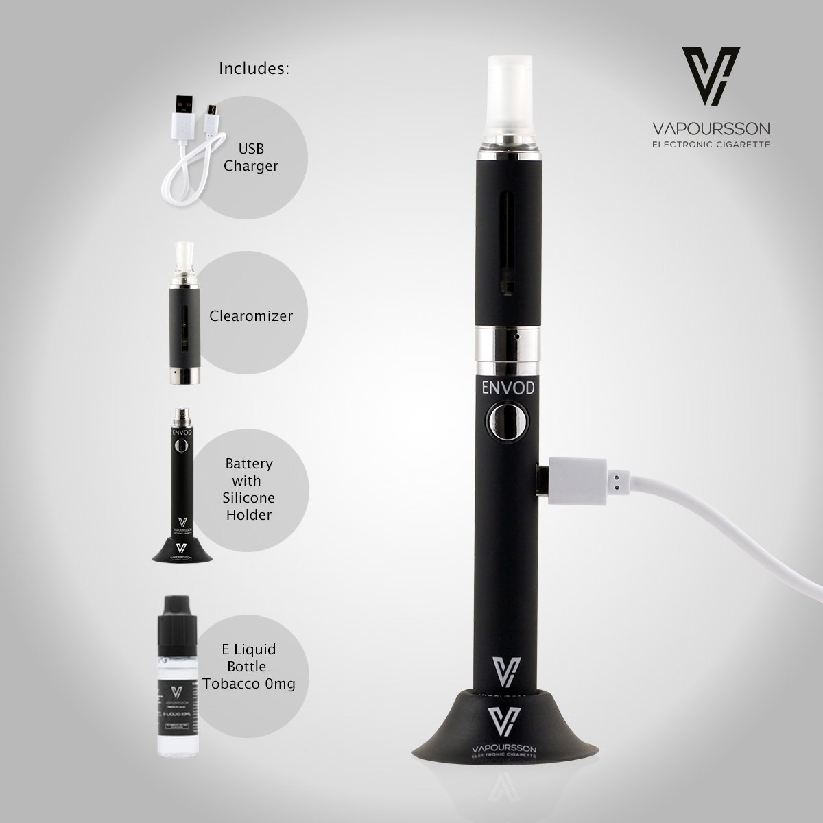 Vapoursson Envod Starter Kit Long Lasting Sleek Vape Pen Refillable Vapoursson Envod Starter Kit Long Lasting Sleek Vape Pen Refillable