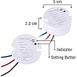 Acegoo Wireless Lights Switch Kit, No Wiring No Battery, Quick Create ...