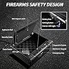 KAER Gun Safes for Pistols - Quick Access Pistol Lock Box for Car with ...