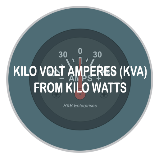 Calculate Kilo Volt Amperes (KVA) from Kilo Watts (KW):Amazon.com ...
