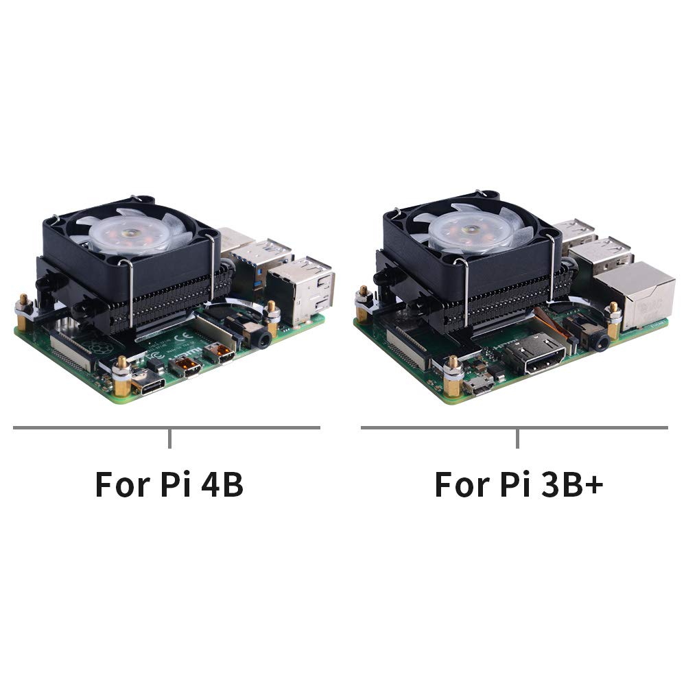 Mua GeeekPi Raspberry Pi Low-Profile CPU Kühler, Raspberry Pi Horizontal Ice Tower Cooler, RGB ...