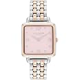 Amazon.com: Coach Cass Women's 2H Quartz Watch - 28mm Square Stainless ...