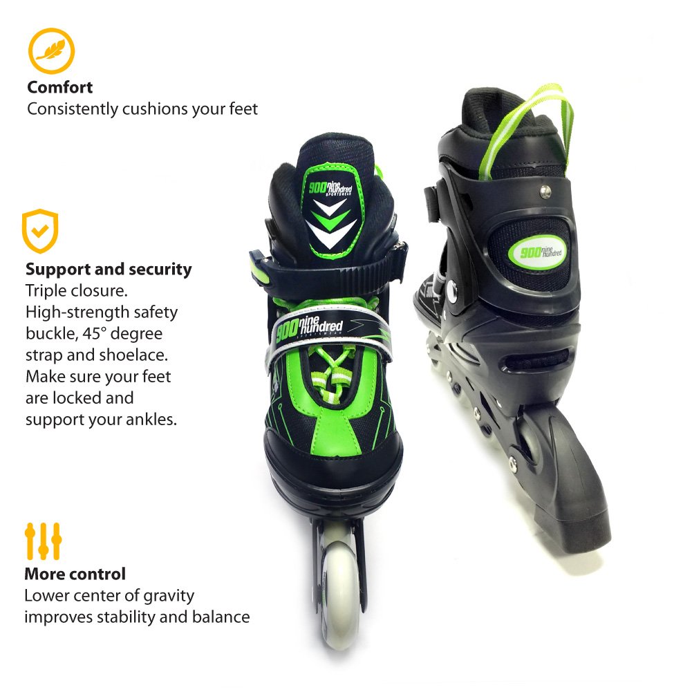 Office Nine Hundred Adjustable Rollerblades for Kids/Women/Men/Adult ...