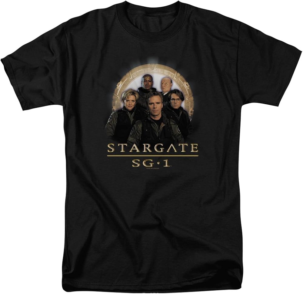 Trevco Men's Stargate Sg-1 Stargate Sg-1 Team Adult T-Shirt Stargate ...