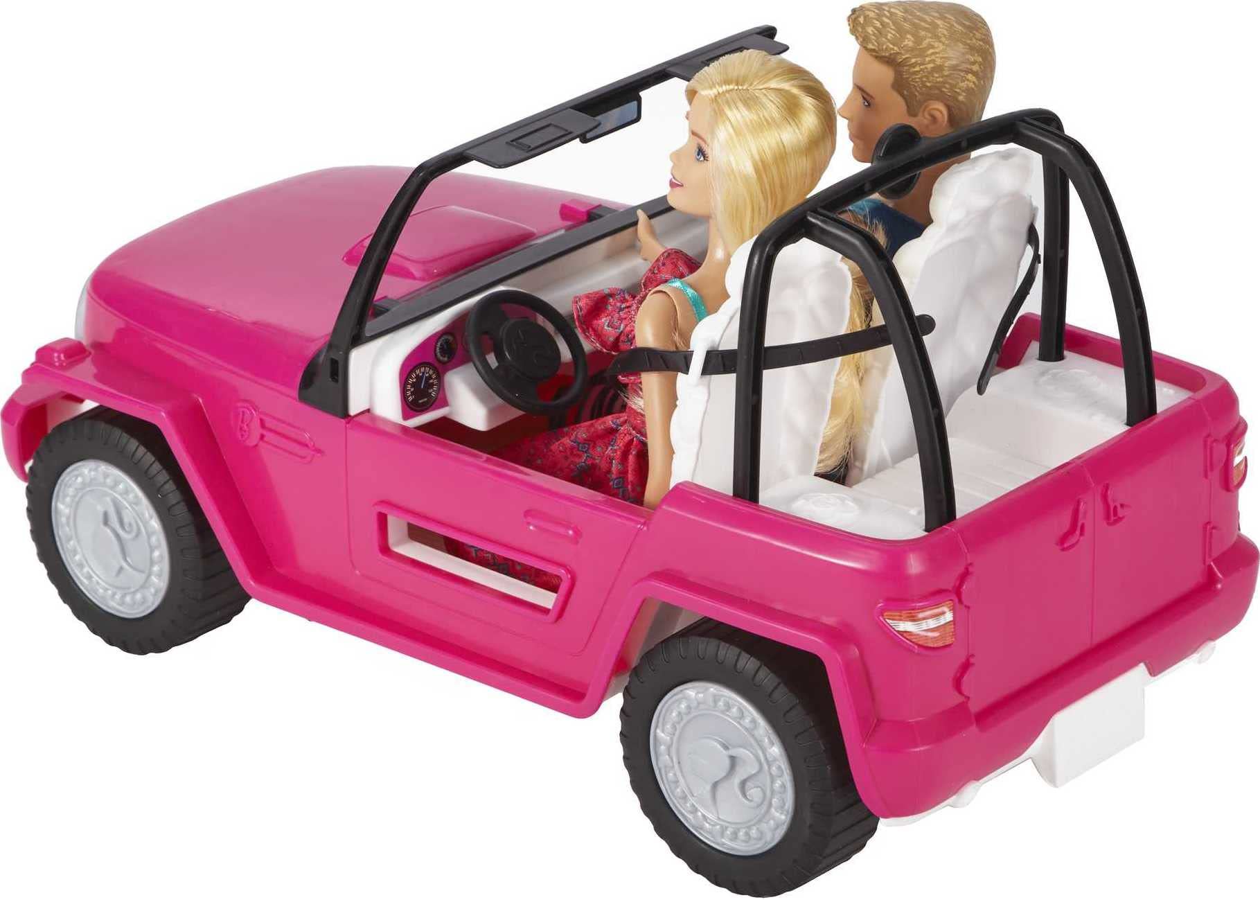 Mua Barbie Car Beach Cruiser with Barbie Doll in Sundress & Ken Doll in ...