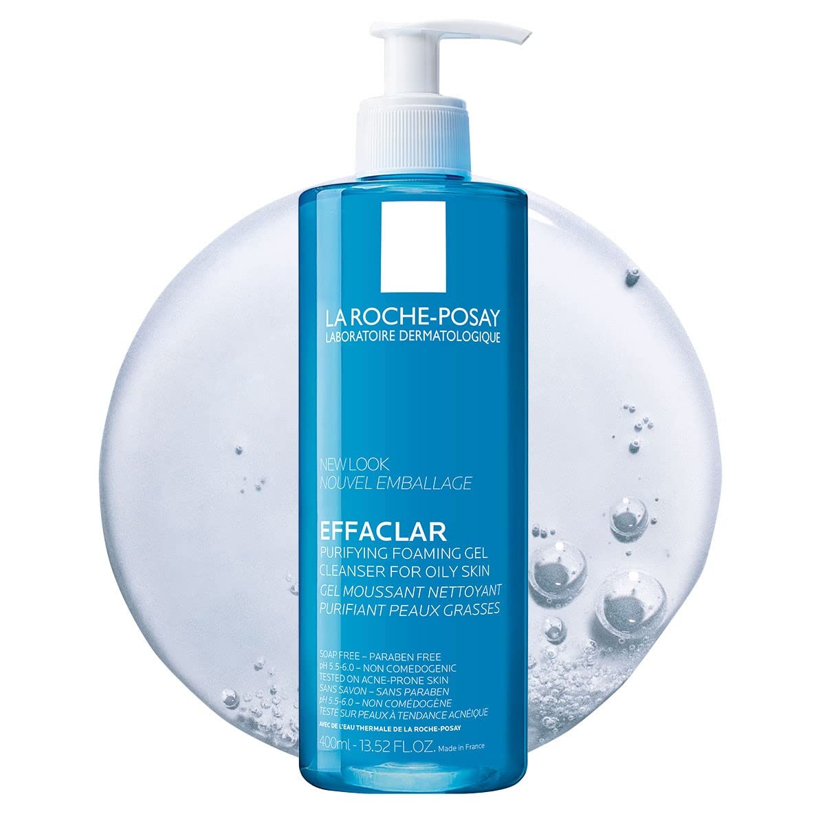La Roche-Posay Effaclar Purifying Foaming Gel Cleanser for Oily Skin ...