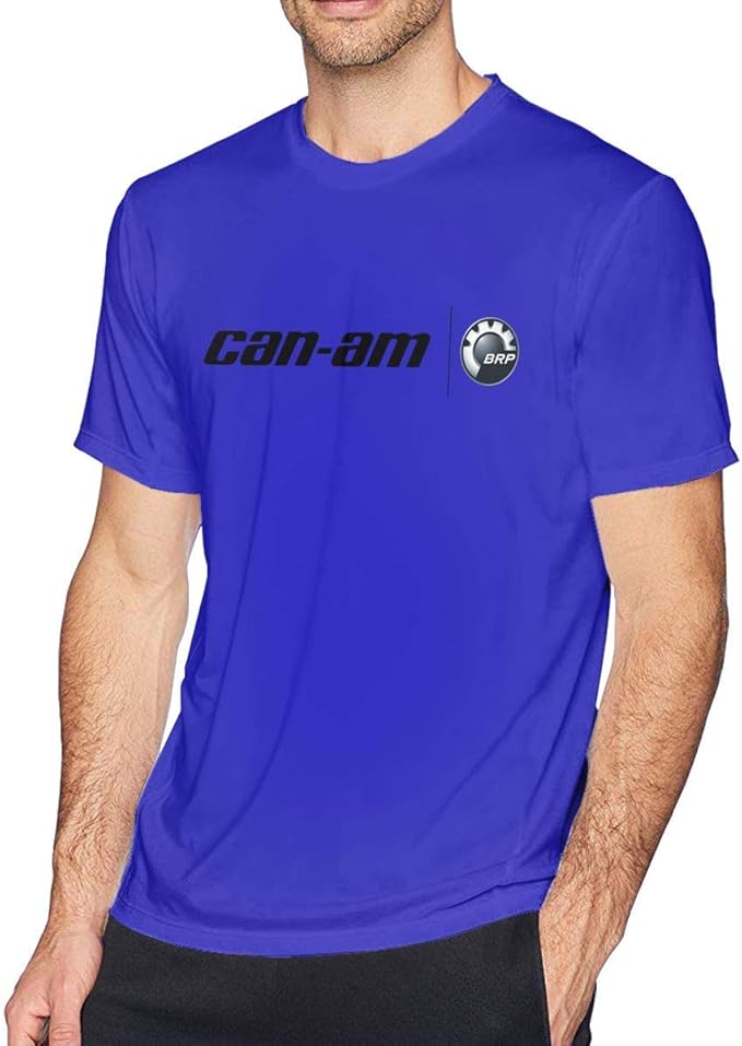 Men's T-Shirt Can-am Casual Round Neck T-Shirt : Amazon.co.uk: Clothing