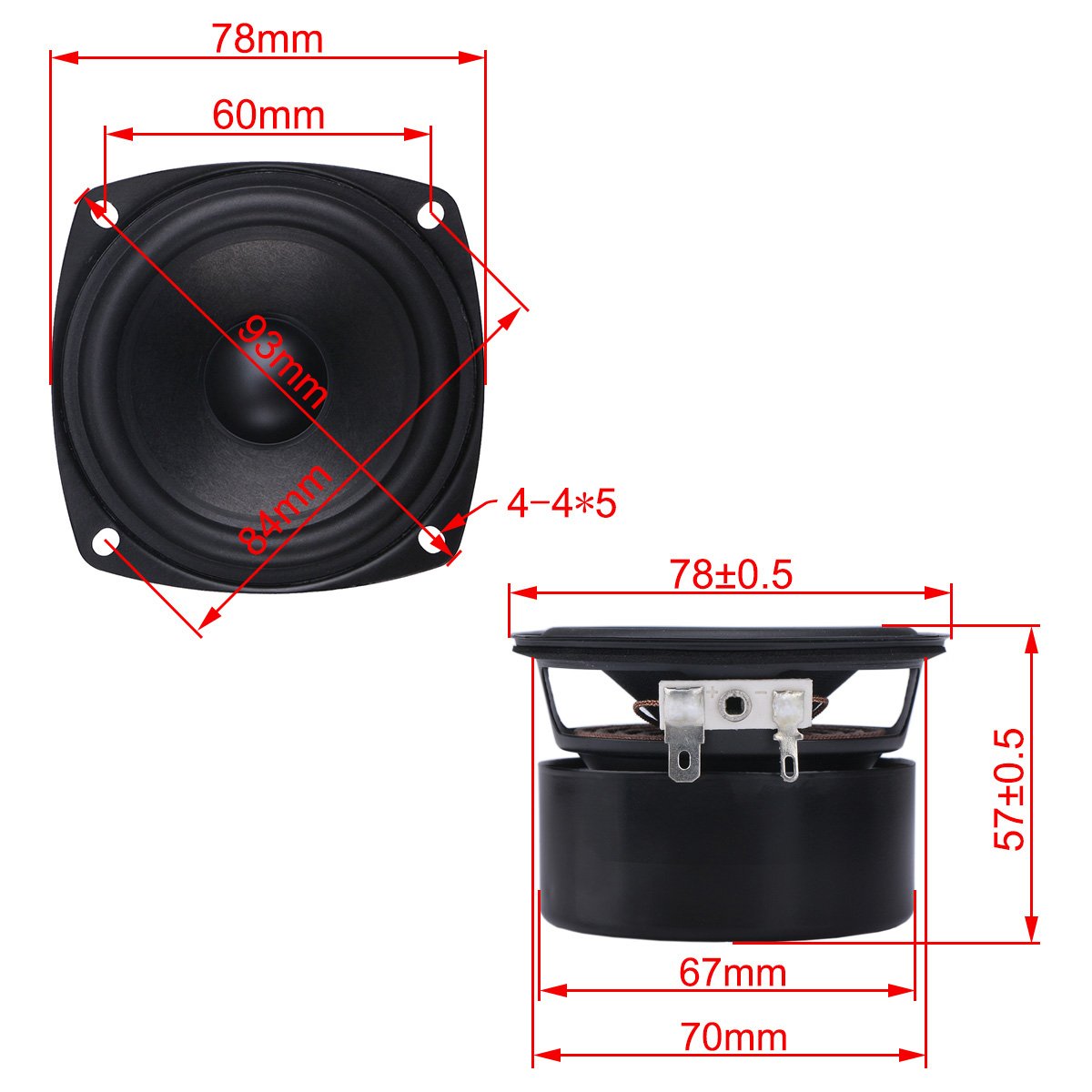 DROK® Mini Ampli Board 6V To 18V Portable Stereo Amplifier Digital Amp ...