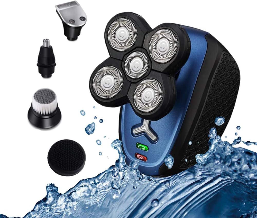 Amazon.com: Electric Razor for Bald Men,5-in-1 Electric Shaver ...