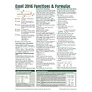 Microsoft Excel 2016 Functions & Formulas Quick Reference Card - Windows Version (4-page Cheat ...