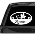 Amazon.com: Zacatecas Decal Sticker Coleadero Charreada Rodeo Vinyl ...