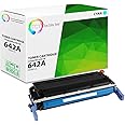 Amazon.com: TCT 642A Cyan Toner Cartridge - Compatible Replacement for HP 642A CB401A Works with ...