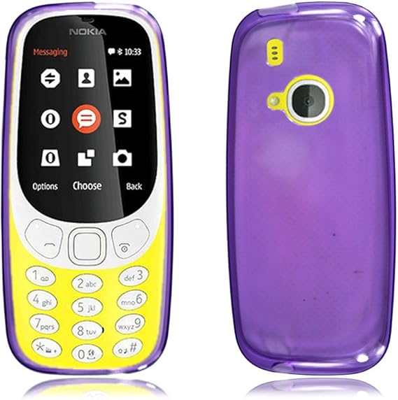 Nokia 3310 2017 New Purple Gel Silicone Rubber Phone: Amazon.co.uk ...