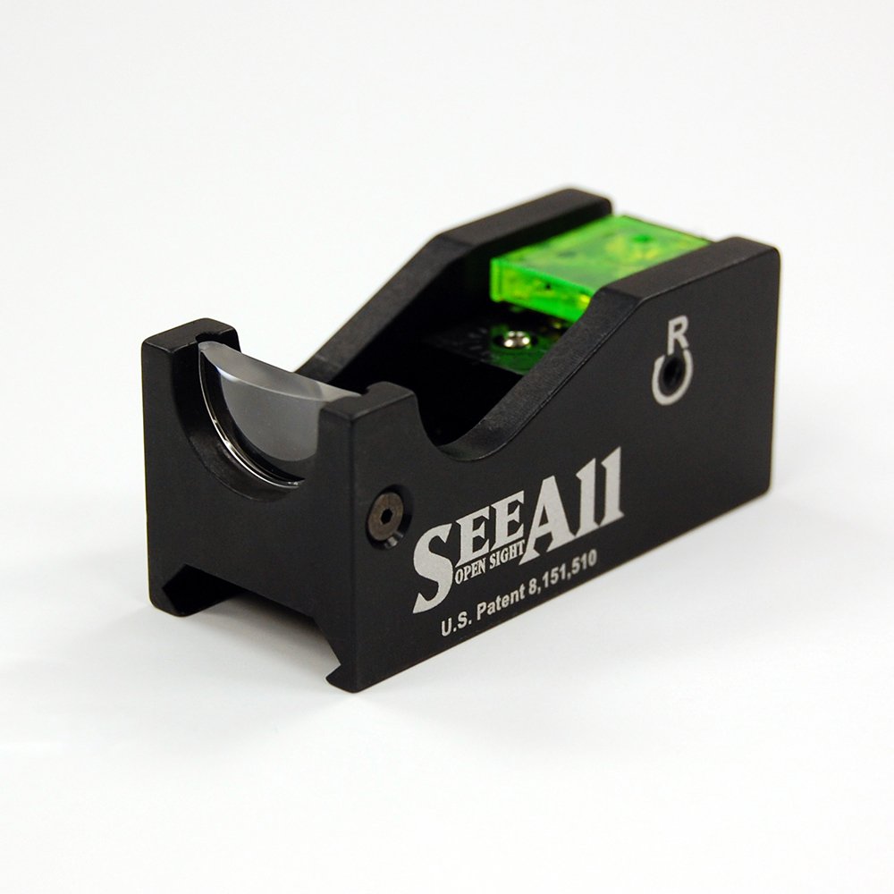Seeall See All Open Sight Edge Glow Lit Reticle Sight Fits Rifles And ...