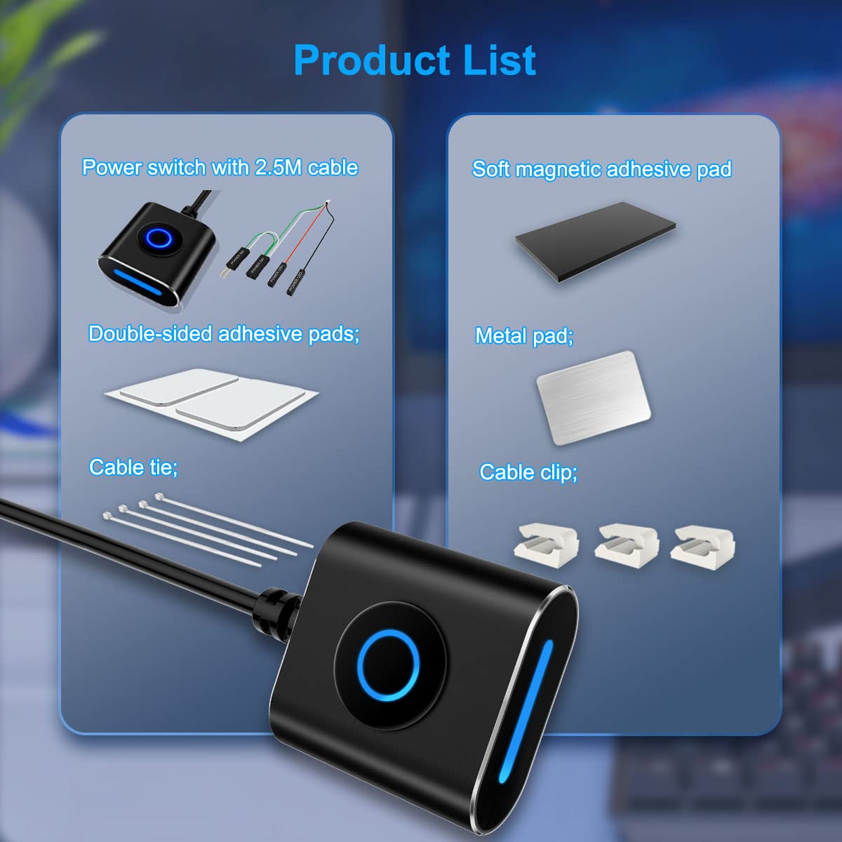 Mua PC Power Button Switch External Desktop Computer Power Button ...