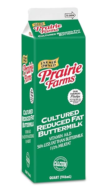 Prairie Farms Dairy Fresh Buttermilk, 32 oz: Amazon.com: Grocery ...