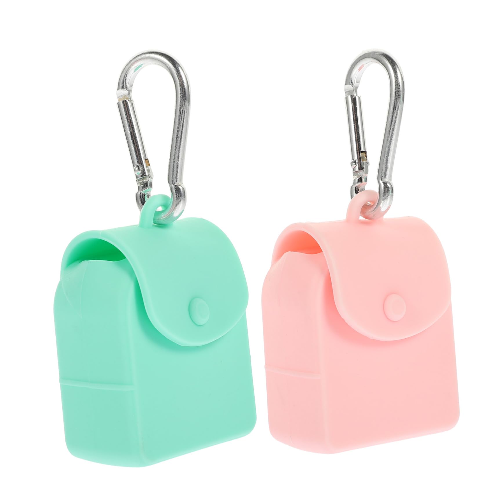 Beatifufu 2 Pcs Silicone Change Pouch Versatile Purse with Hook for ...