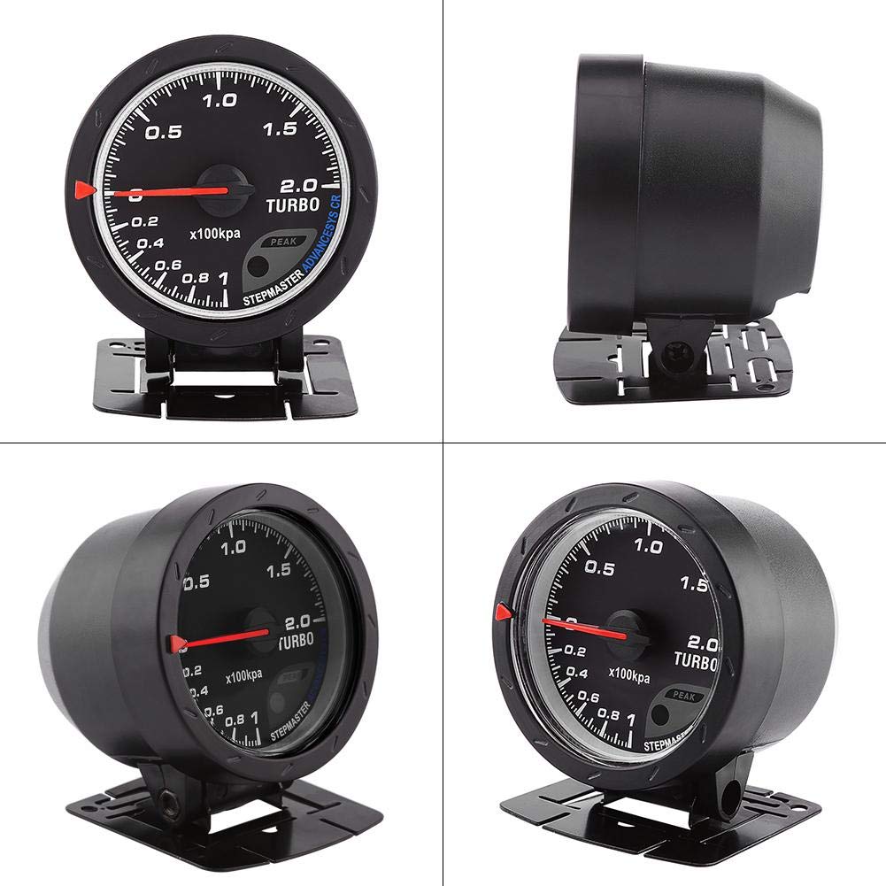 Mua Universal 60mm LED Car Boost Gauge Turbometer Boost Meter Turbo ...