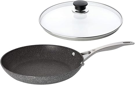 Amazon.co.jp： Ballarini バッラリーニ 「 トリノ フライパン 28cm 」 IH対応 グラニチウム 5層コーティング 【日本正規販売品 】 75001-764 ガラス蓋 ...
