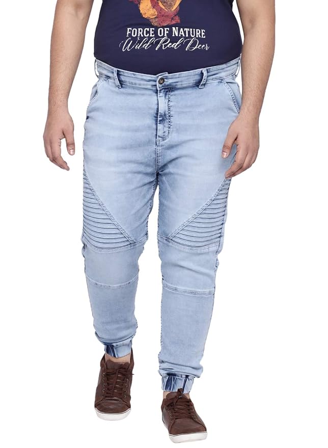 Buy aLL Plus Size Men's Straight Fit Jeans at Amazon.in