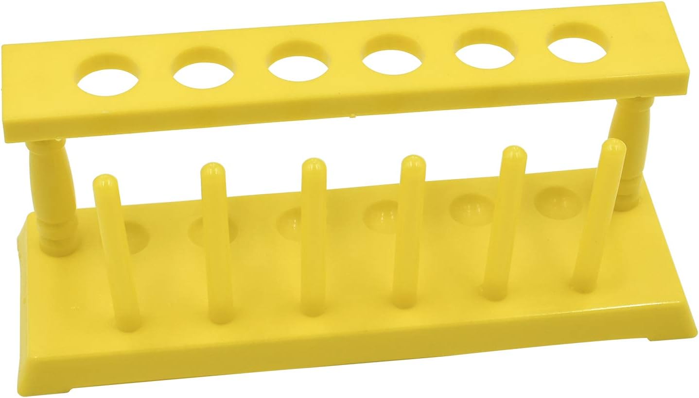 Wandefol Plastic Test Tube Rack, 6 Holes 6 Column Plastic Test Tube ...