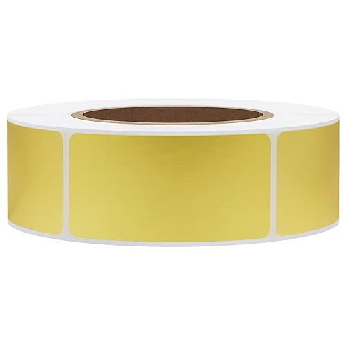 Hybsk 1x2 Inch Gold Color-Coding Labels Rectangle Inventory Organizer ...