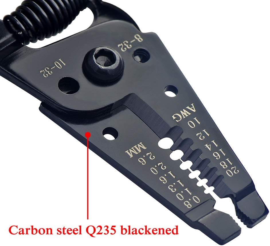 VCE GJ701 Wire Stripper Wire Cutter Wire Stripper Tool for 10-20 AWG ...