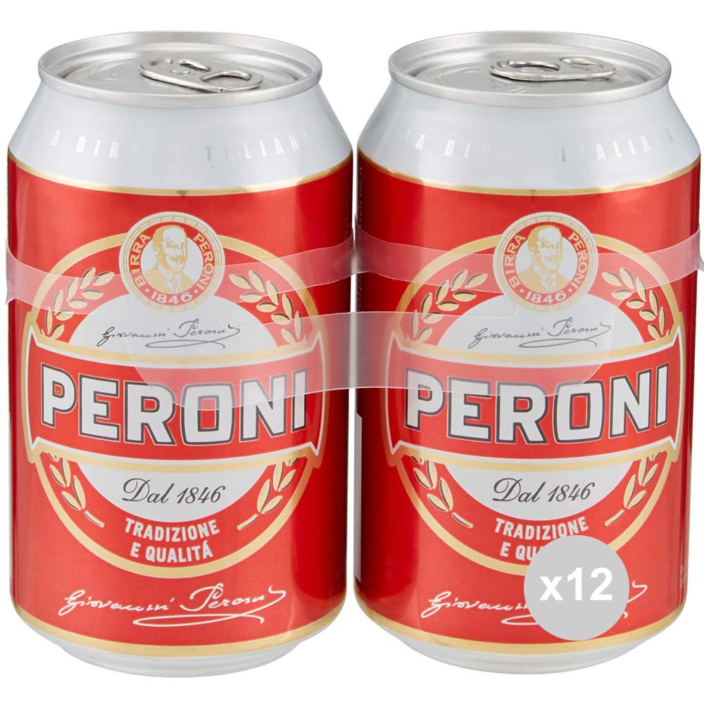 Accessori Peroni Set 12 Birra lattina 33x2 Bevanda alcolica da tavola ...